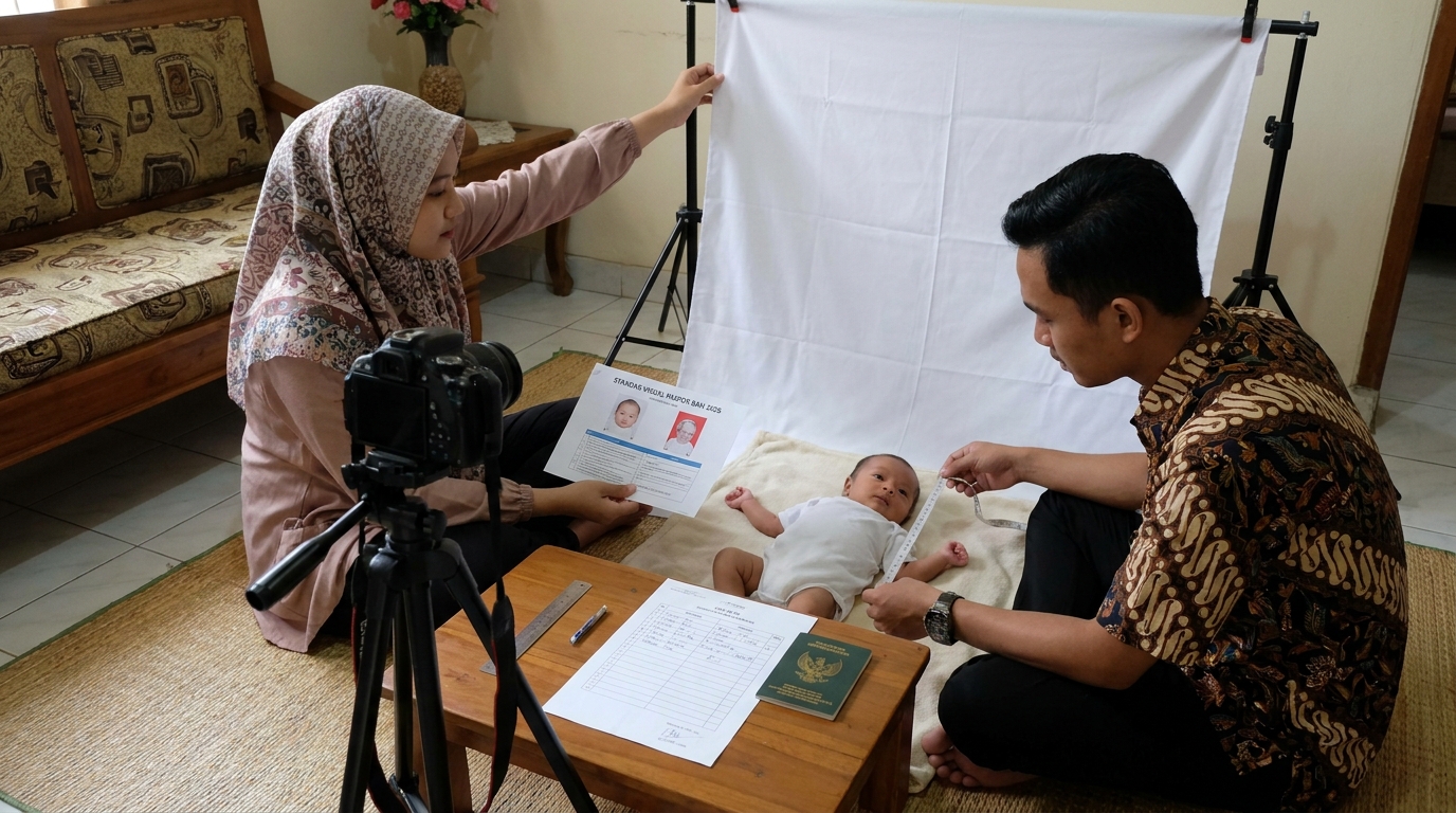 Cara Foto Paspor Bayi Baru Lahir 2026: Tips Tanpa Stres